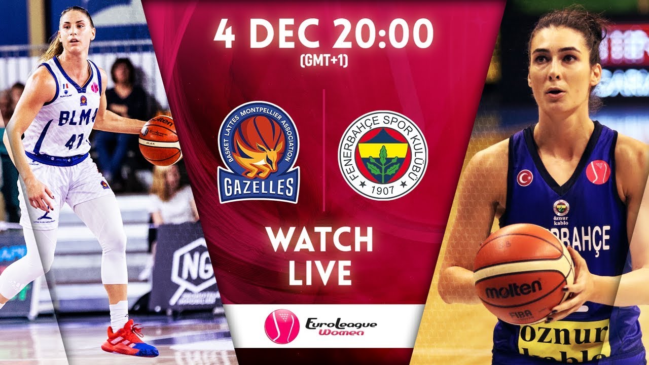 Live MONTPELLIER vs FENERBAHCE mercredi 4/12 20h Euroligue