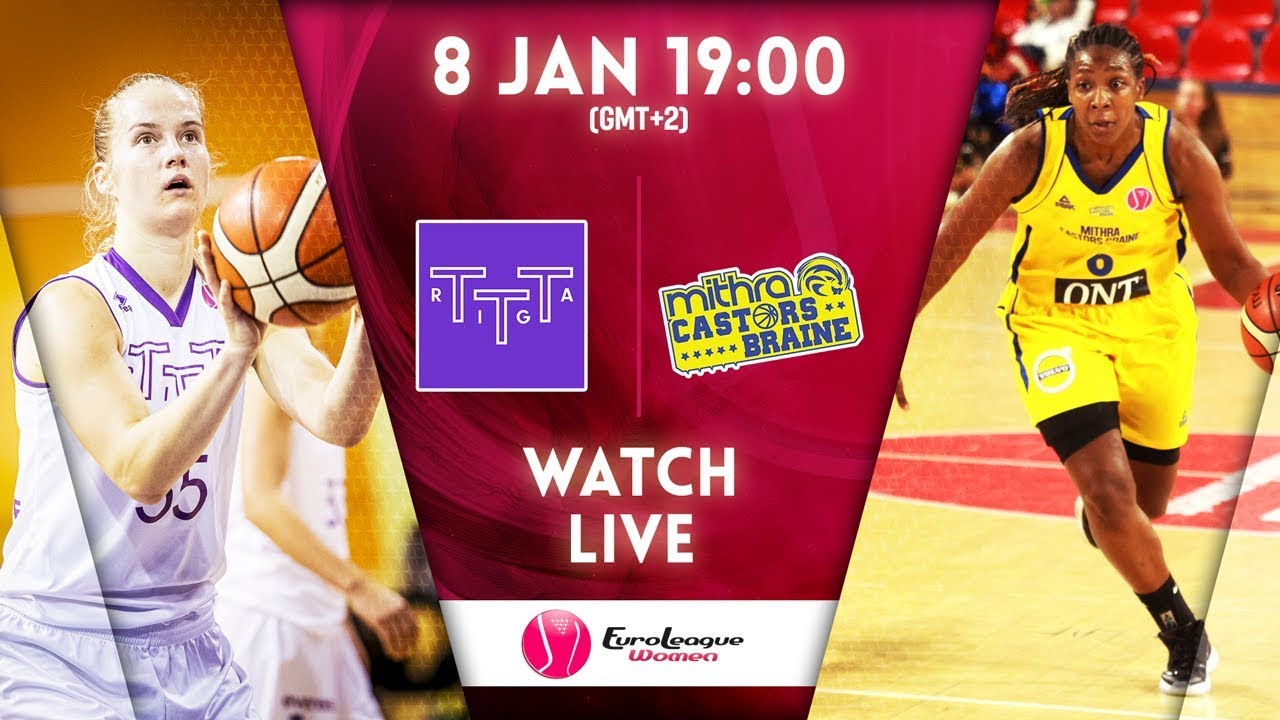 replay TTT RIGA vs CASTOR BRAINE du 8/1/20 - EuroLeague 9e journée