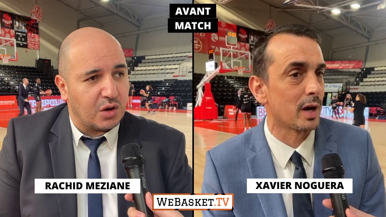 Avant match ESBVA Lille vs Toulouse MB : Rachid Meziane & Xavier ...