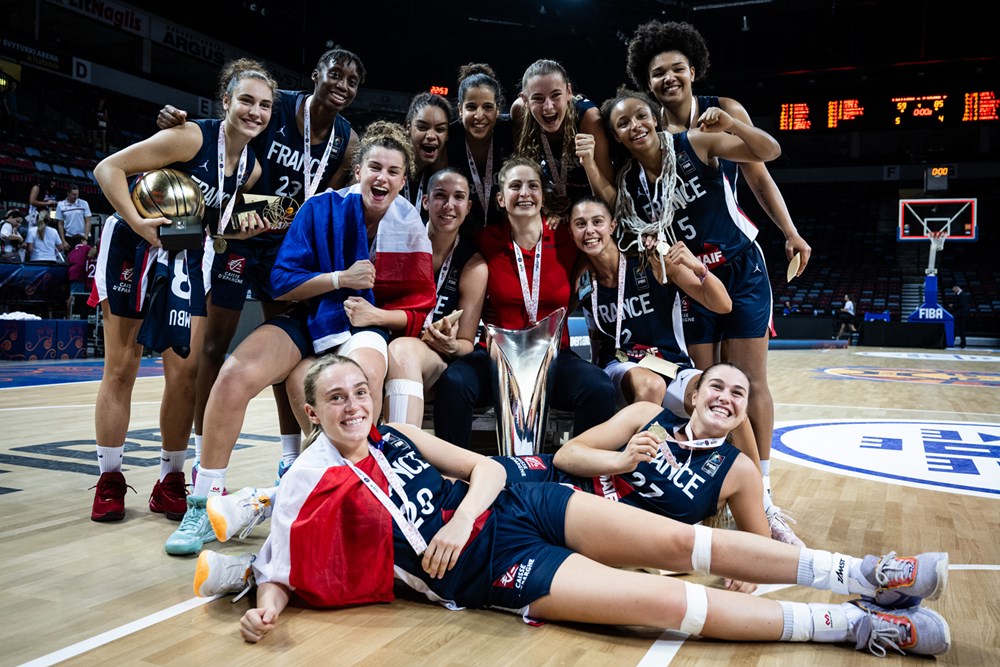 La France remporte l'EuroBasket U20 féminin pour la 4e fois de son histoire